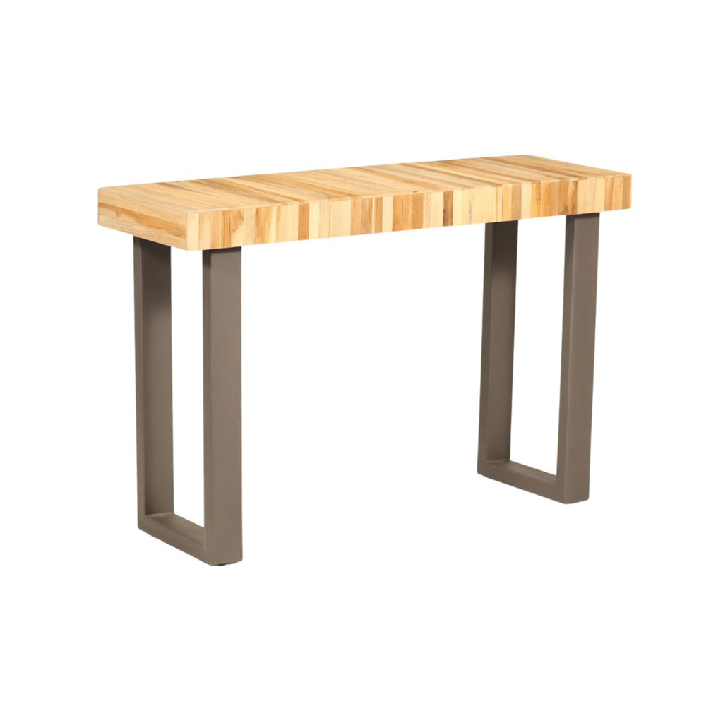 Florence Console Table Natural Teak – 2EZ Furniture Ireland