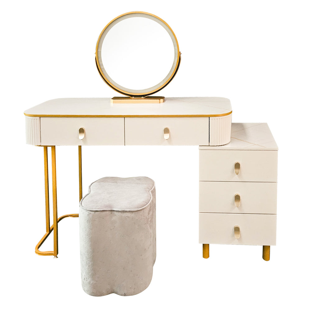 Nadia Dressing Table Set White – 2EZ Furniture Ireland